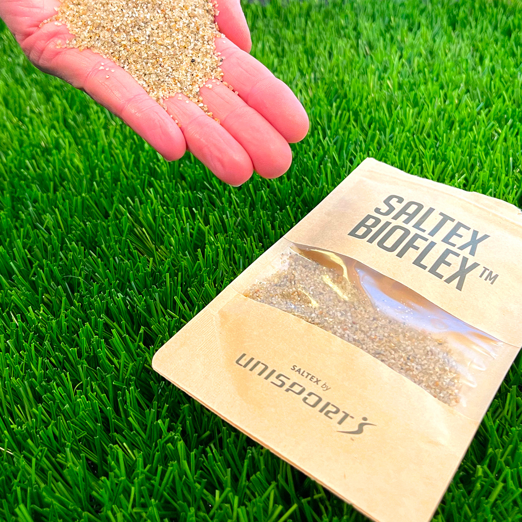 Om Saltex BioFlex™ - miljöanpassad ifyllnad till konstgräs