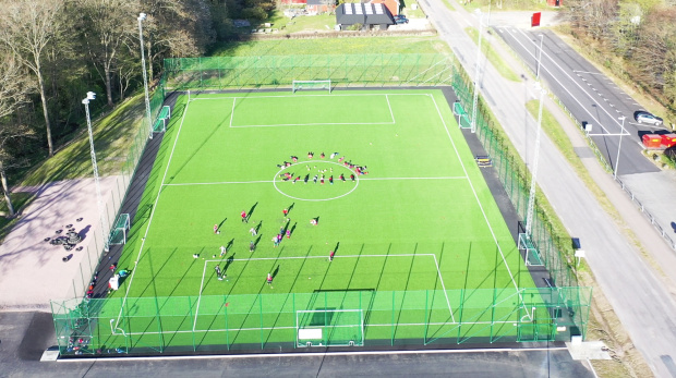 Miljöanpassat konstgrässystem i Röstånga | Saltex